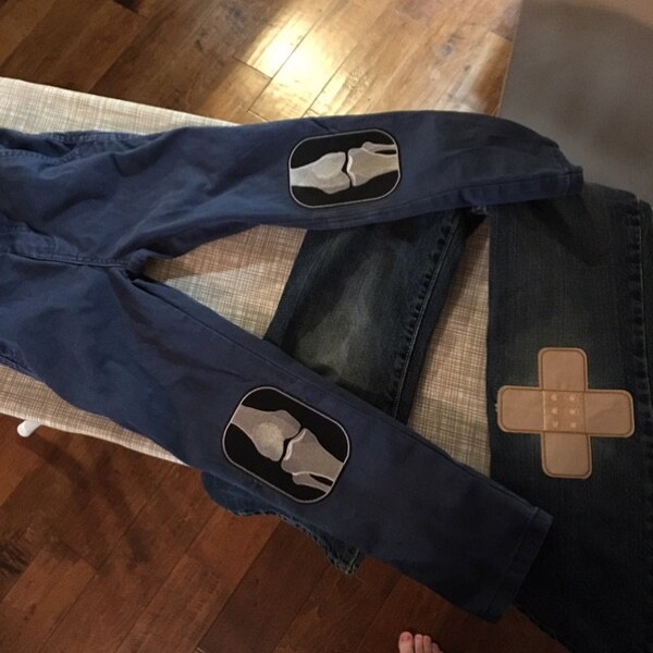 X-ray Knee Patch | Iron-on | Radiology | Broken Bone | Doctor | Ouch ...