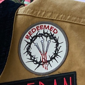I Love Jesus Patch Punk Patch Christian Patch Sew on Embroidery Patch ...