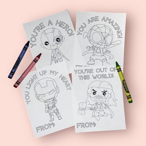 Valentine Coloring Cards, Farm Animals Printable Valentine's Day Cards ...