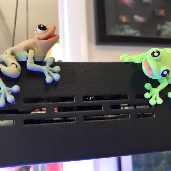 3D Printed Cyber Fish Decorative Figurine Fidget - Etsy