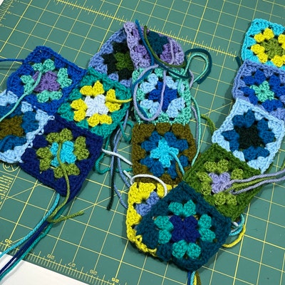 Crochet Pattern, Bloom Blanket, Step by Step US Terms DIY Pattern Ready ...