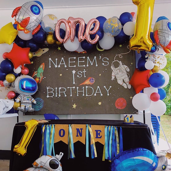 Outer Space Props Digital Printable. Outer Space Birthday. DIY Space ...