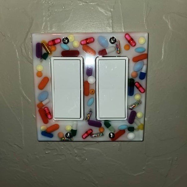 Chill Pill Switch or Outlet Cover With White Background - Etsy