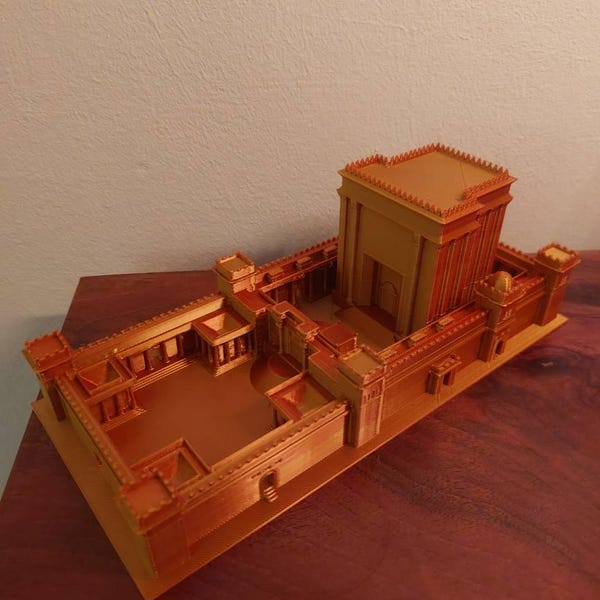 Second Temple of Jerusalem - Historic 3D Printed Model - Etsy