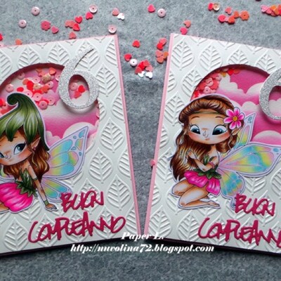 Fairies Set DIGITAL STAMP SET for Scrapbooking Cardmaking - Etsy