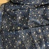 Stars Organza Fabric, Silver Stars Print Organza Fabric, Foil Celestial ...