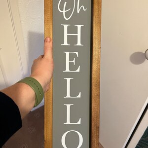 Love You,bye Farmhouse Style Modern Sign Rustic Present gift UK Quote ...