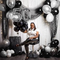 Navy Blue and Gold Digital Backdrop | School Colors Prom and Graduation ...