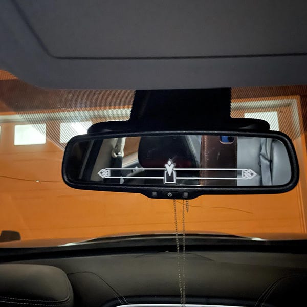 Skyrim Navigation Compass Quest Bar Rearview Mirror Mini Permanent ...