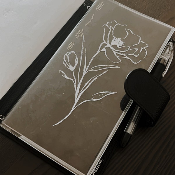 Passport Clear Vinyl Travelers Notebook Sleeve - Etsy