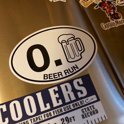 Beer Run Magnet Decal Car / Truck / Camper / Bumper / Cooler - Etsy