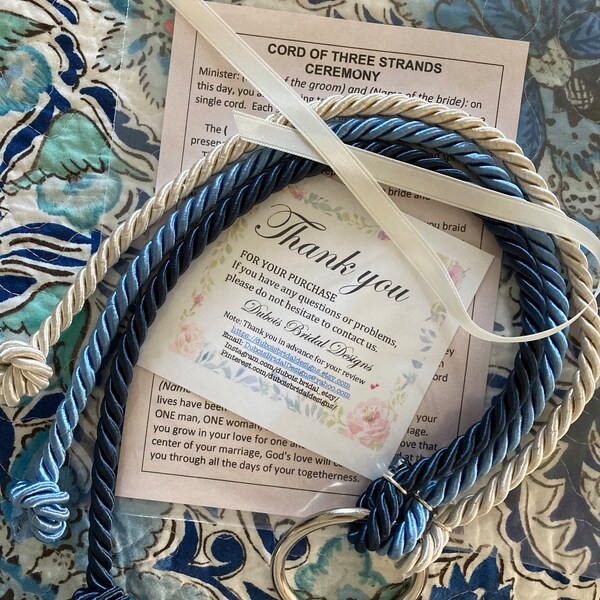 Knot-tying Ceremony, Cord of Three Strands, Wedding Unity Cords, Cord ...
