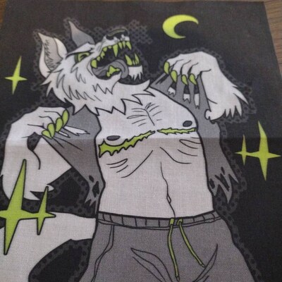 Trans Werewolf Patch Sew or Glue on Back Patch 9x7 Inches - Etsy