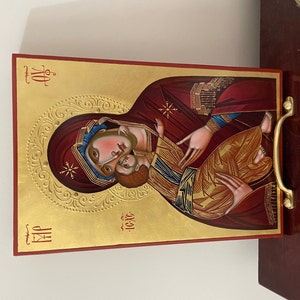 Saint Abigail Icon, St. Gobnait Icon, Deborah Religious Icon, Icon Hand ...
