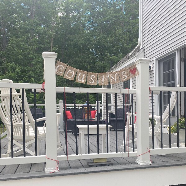Cousins Banner, Cousin Banner, Personalized Banner, Custom Banner ...