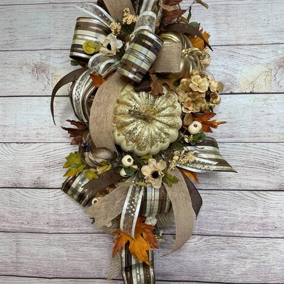 TUTORIAL Spring Wreath, Tutorial Summer Wreath, Tutorial Floral Wreath ...