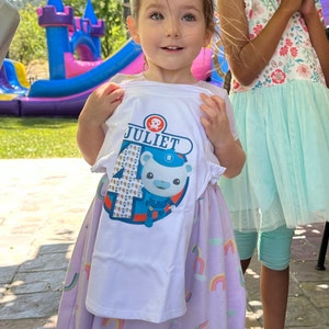 Girls Character Themed Birthday Shirt Custom Character Themed - Etsy