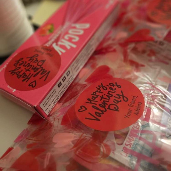 Custom Happy Valentine's Day Stickers | Chip Valentine Sticker | Kids ...