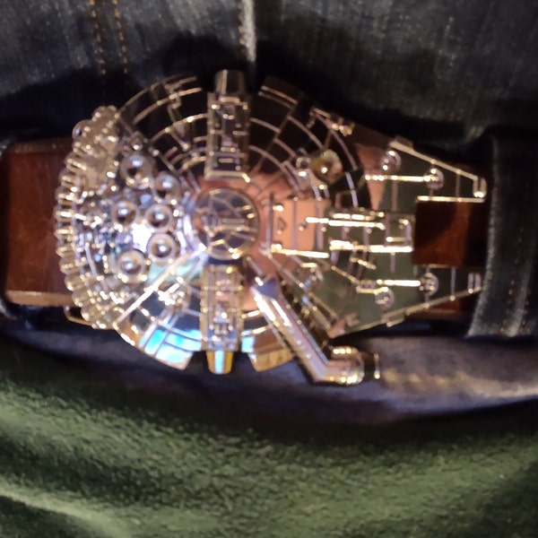 Star Wars Millennium Falcon Belt Buckle Han Solo Ship Movie Film Fan ...