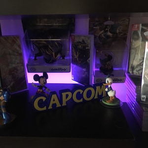 Capcom Video Game Logo Sign 8.25in 3D Printed, Man Cave, Game Room ...