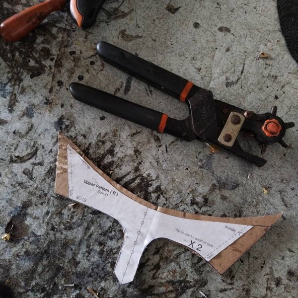 Leather Sandals Printable Pattern DIY Learn Handcrafting Shoemaking ...