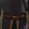 Hero Belt in Heavy Leather for Larp or Cosplay, Gladiator, Barbarian or ...