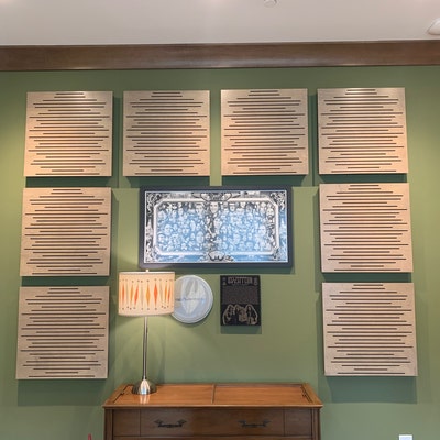 Sound Absorbing Acoustic Diffusion Panels Front Plate Only - Etsy