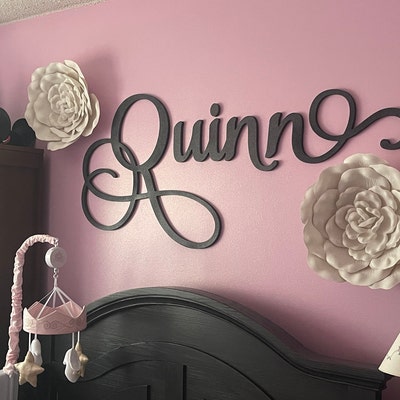 Name Sign for Nursery Baby Boy Girl Landon Wooden Letters Alphabeticals ...