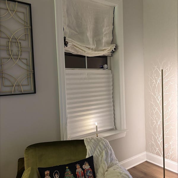 40 Colors ,100% Linen Cordless Custom Roman Shades ,soft Roman Shade ...