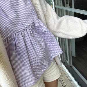 Drawstring Ruched Top Sewing Pattern PDF, Women's Blouse Sewing Pattern ...