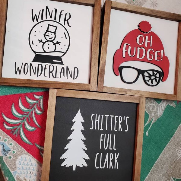 Christmas Signs / Christmas Decor / Wooden Signs - Etsy