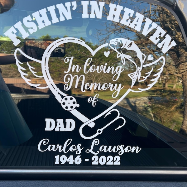 Give Heaven Some Hell, in Loving Memory, Family Memorial Decal ...