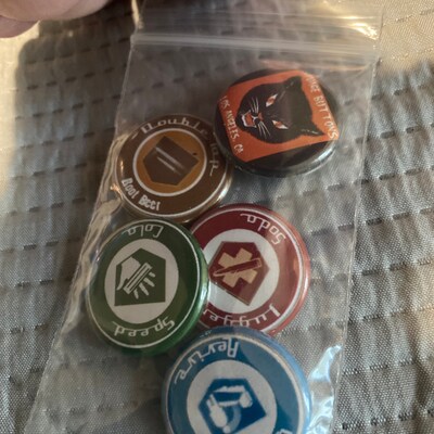 Pepe Frog Pin Set of 5 1 Inch Buttons Pin Badges Memes - Etsy