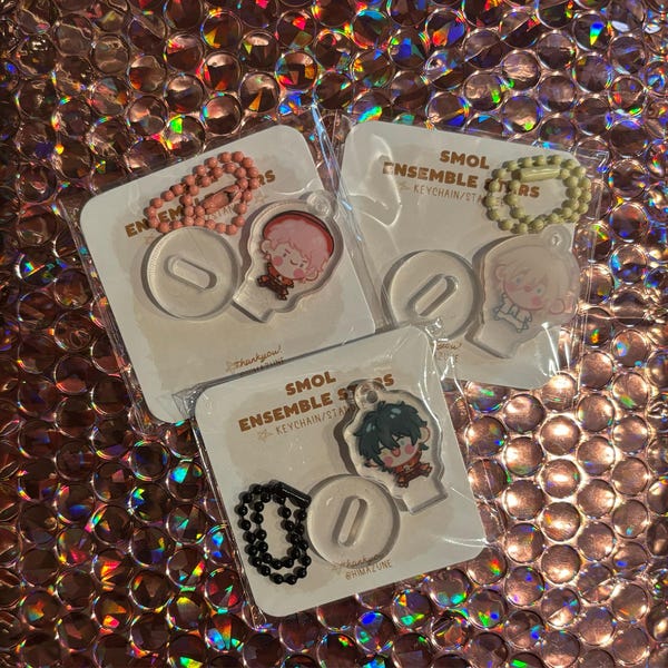 IN STOCK 2.5CM Ensemble Stars Enstars: Smol ES Standee + Keychain - Etsy