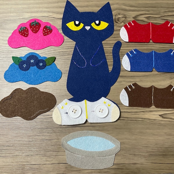Five Little Fish Felt Story Set / 5 Little Fish Teasing Mr Shark ...