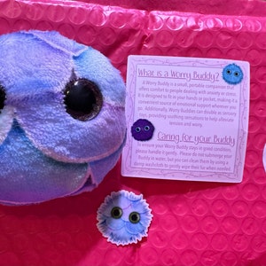 Worry Buddy, Sensory Comfort Toy, Autism Toy for Kids, Fuzzy Sensory ...