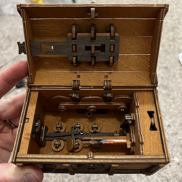 Puzzle Box Treasure Chest | Escape Puzzle | Puzzle Boxes With Hidden ...