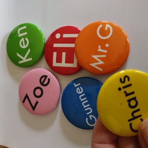 Small Custom Magnet, Personalized Magnet, Custom Magnet Back, Your ...