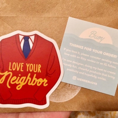 Mister Rogers Sticker Cute Sticker Sweater Sticker Bible Verse Sticker ...