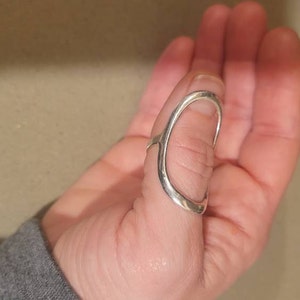 Thumb Splint 925 Silver Ring, MCP Hyperextension Splint, Arthritis ...
