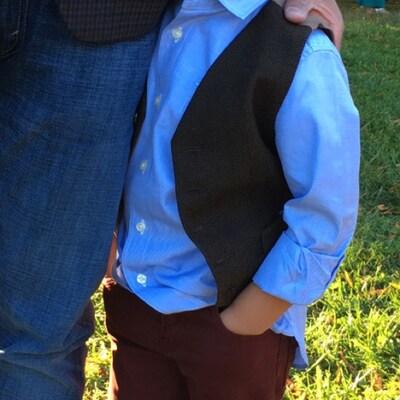 Sewing Pattern Cowboy Vest, Sizes 12 Mo to 5, Beginner Sewing Pattern ...