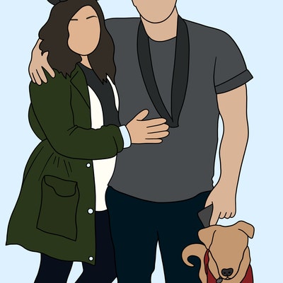 Custom Animated & Cartoon Portrait Perfect Gift for Family - Etsy