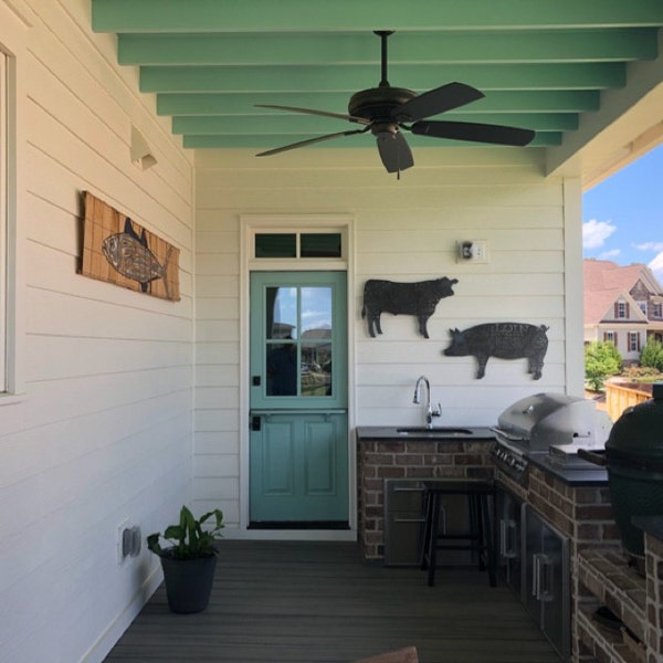 Pork Cuts Metal Sign - Kitchen Pig Decor - Butcher Shop - Barbecue ...