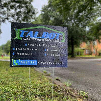 24x18 Custom Yard Signs // 10 Pack // FAST Free Overnight Shipping ...