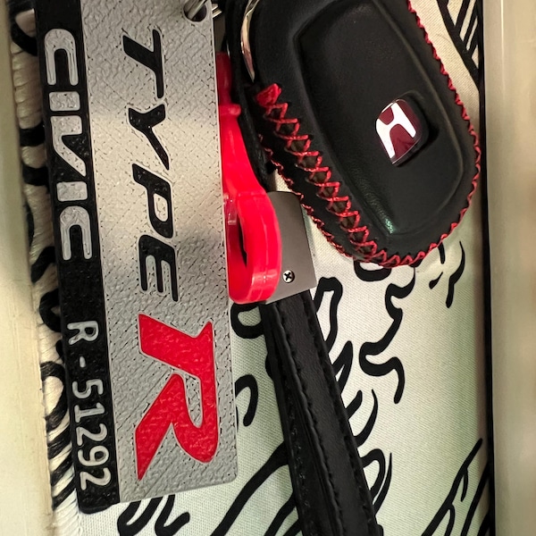 Honda Type R Badge Style Keychain - Etsy
