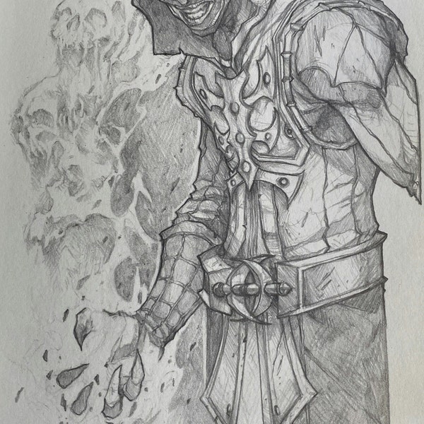 Original Character Bust Drawing of Your Choice! - Etsy