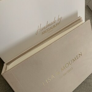 Suede Memory Box Keepsake Box Photo Album Clamshell Box | Etsy