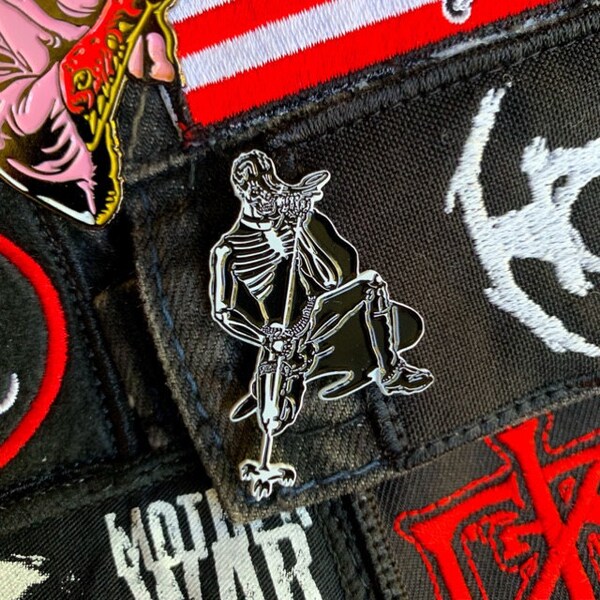 EVIL NEVER DIES Enamel Pin - Etsy