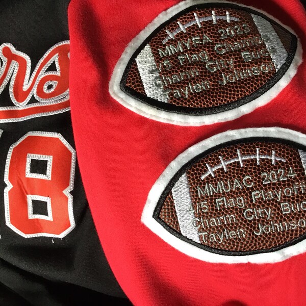 Personalized Football Letterman Jacket Patch | Football Jacket Patch ...