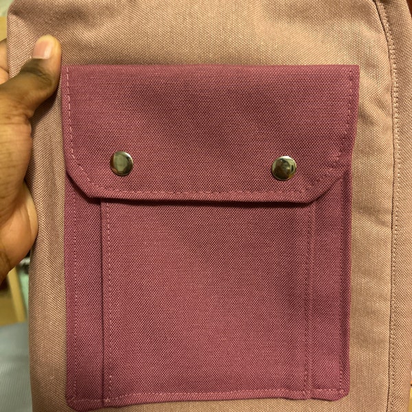 Canvas Zipper Pouch for A5 Notebook, A6 Zippered Planner Case, Journal ...